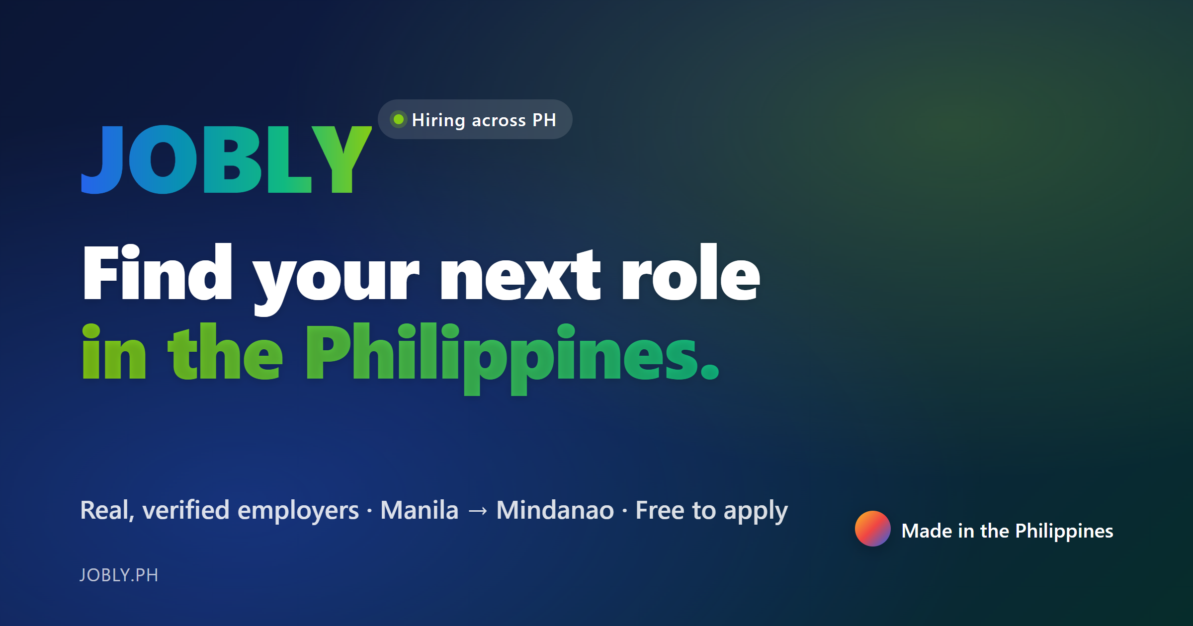 Jobly - Find Your Dream Job in the Philippines